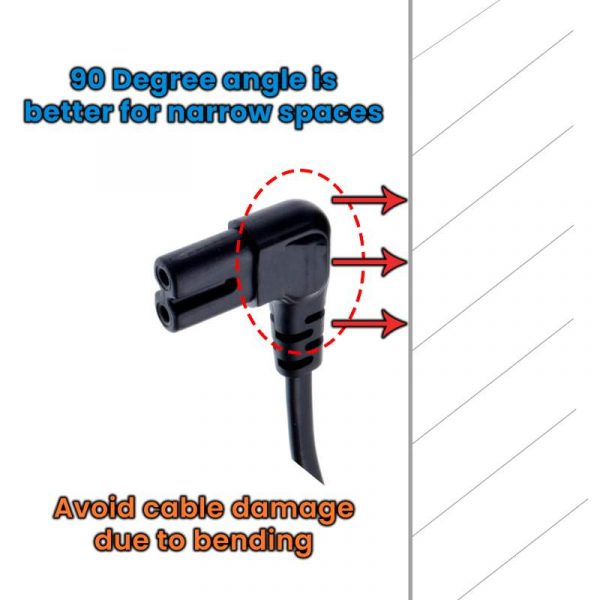 Figure 8 Power Cable – IEC C7 – 5M Black – Alfa Traders UK